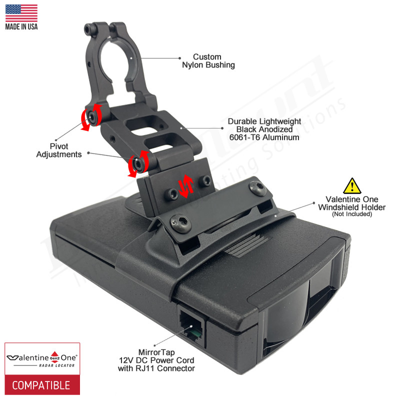 BV1-2001R BlendMount Valentine One, V1 Mirror Mount
