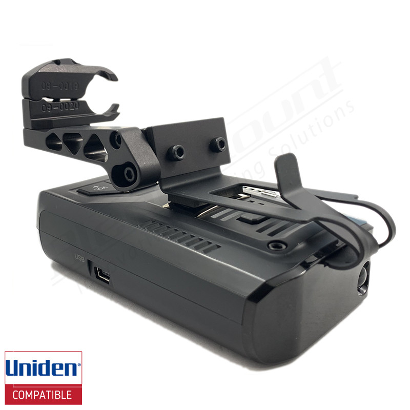 Uniden DFR7, LRD950, R1/R3, DFR8, DFR9 Rearview Mirror Mount