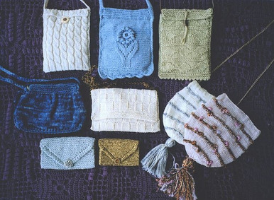 Ann Norling Pattern Small Knit Purses