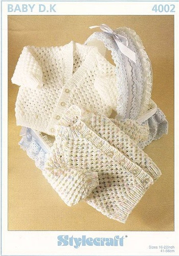 Stylecraft Baby Pattern 4002 - Handknitting.com