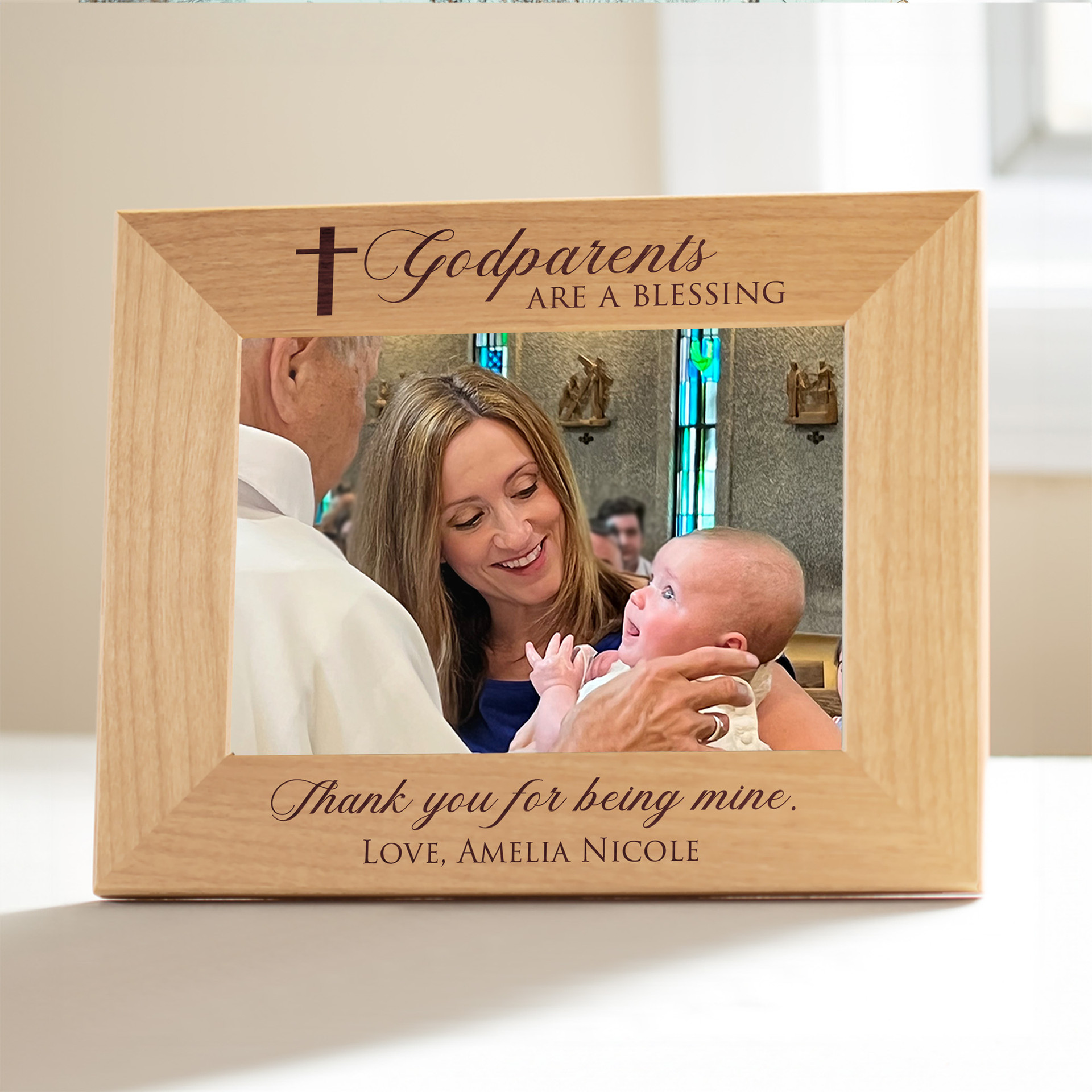 Personalized Godparents Picture Frame | Lifetime Creations