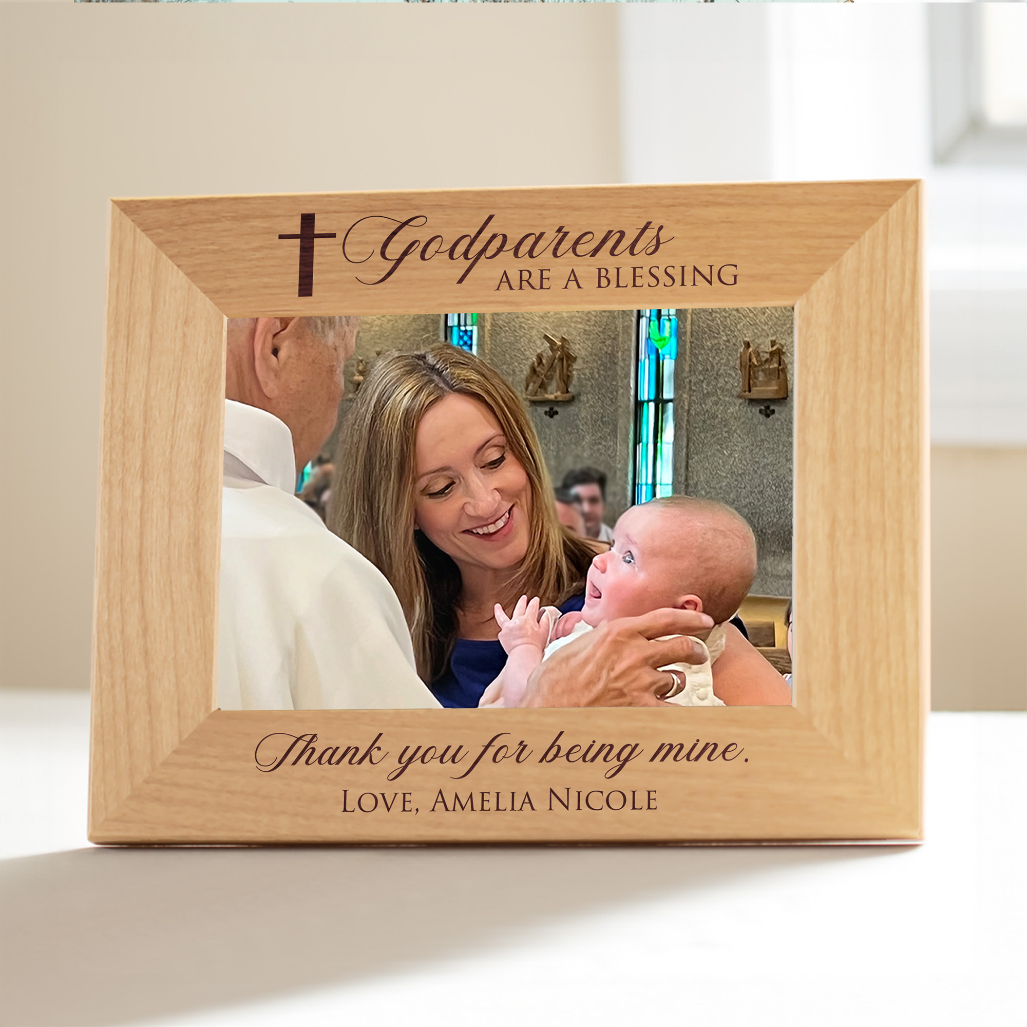 Personalized Godparents Picture Frame | Lifetime Creations