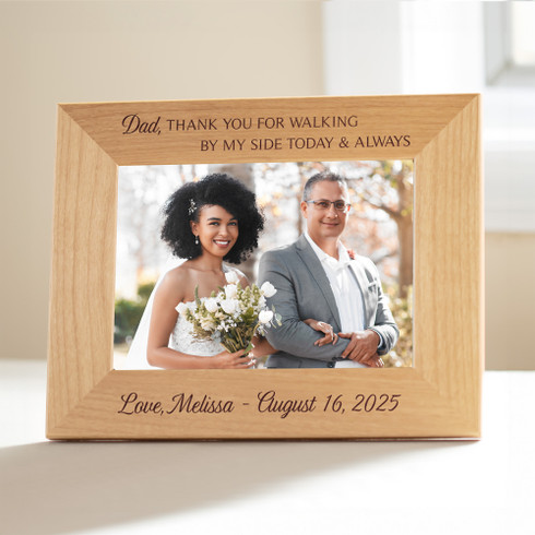 Personalized Father of the Bride Picture Frame