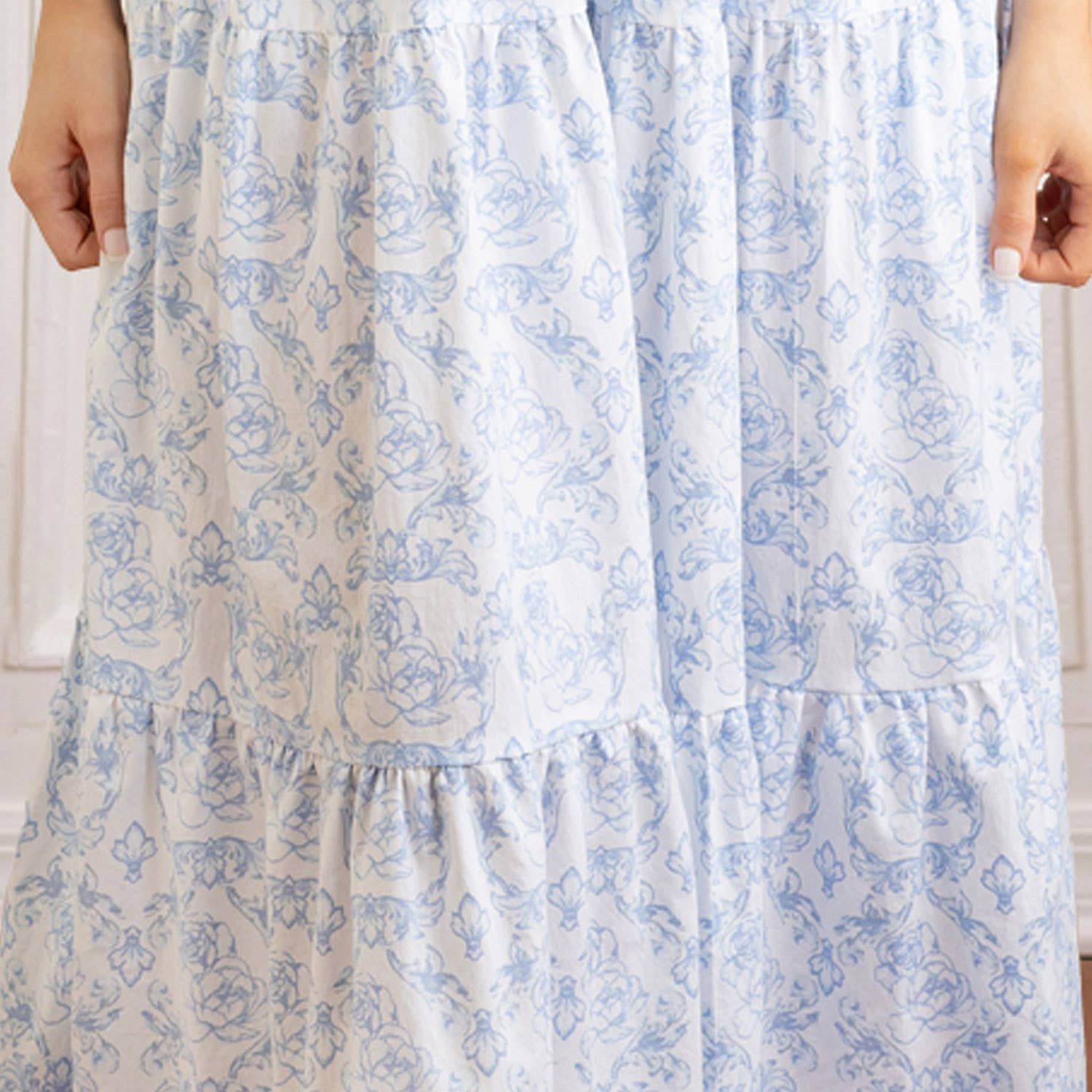 French Rose Smocked Flutter Sleeve Dress - 8 Oak Lane