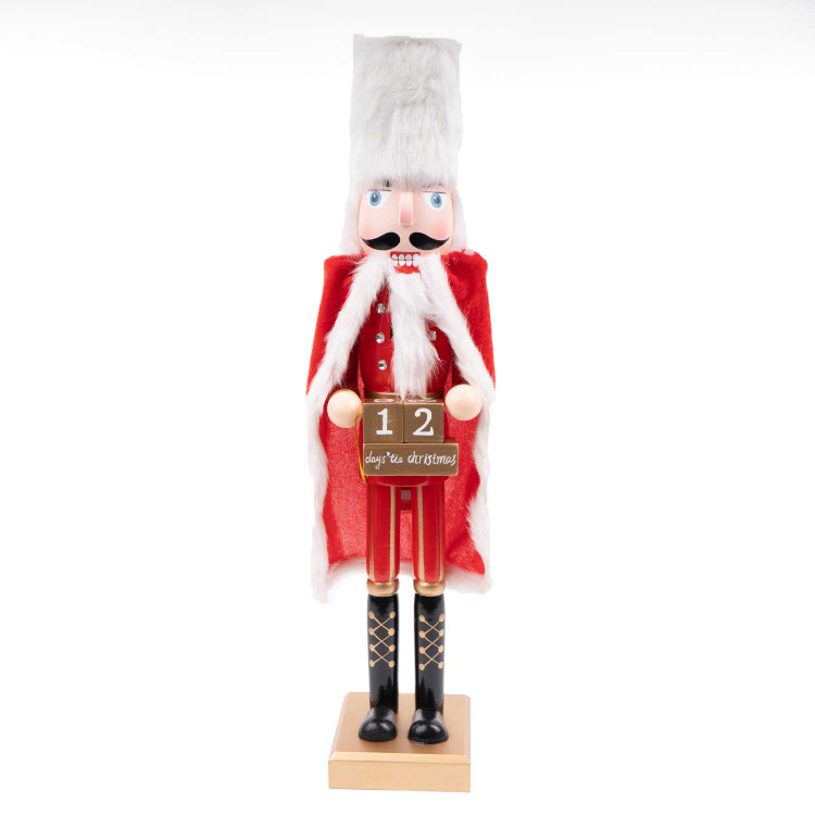 Red 19" Countdown Nutcracker - 8 Oak Lane