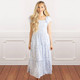 French Rose Smocked Flutter Sleeve Dress - 8 Oak Lane