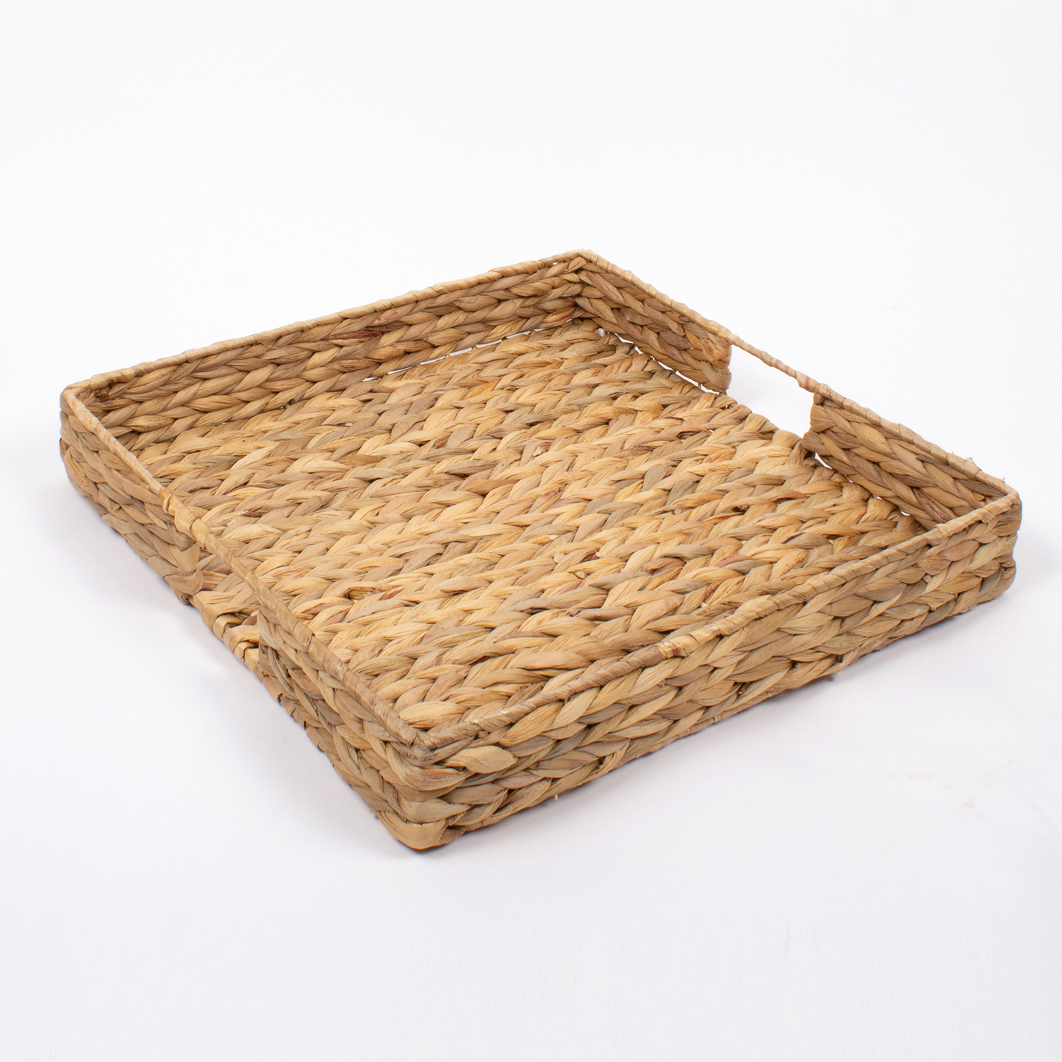Natural Woven Square Tray - 8 Oak Lane