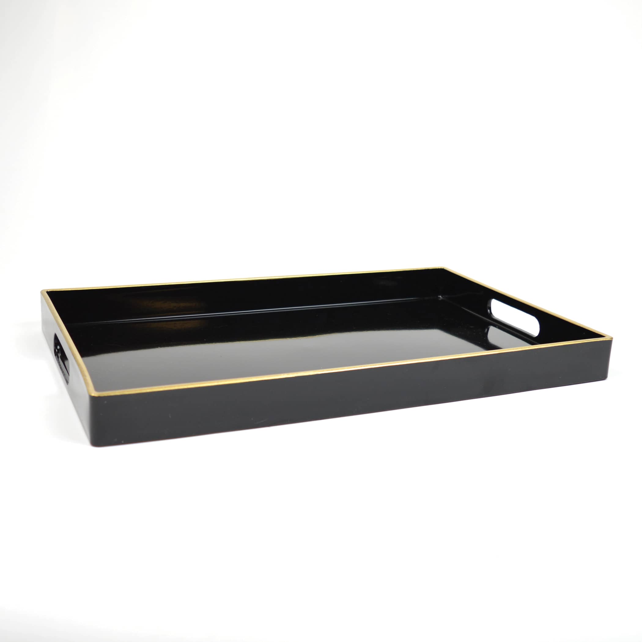 Black Rectangular Tray - 8 Oak Lane