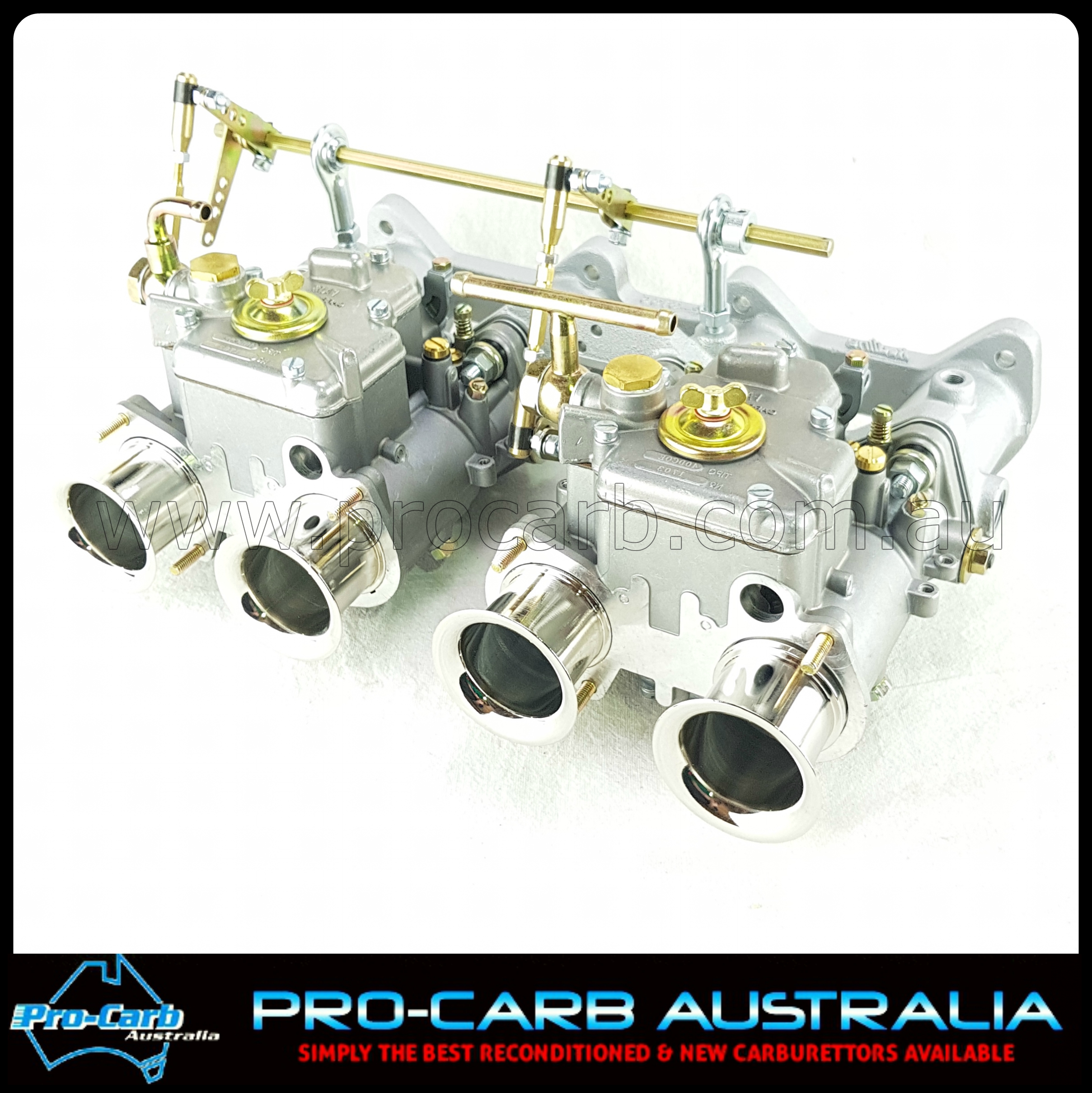 TOYOTA TWIN 40 DCOE SUIT WEBER 18RG 18RGU 2L TWIN CAM PACKAGE CARBIE - Procarb Performance ...