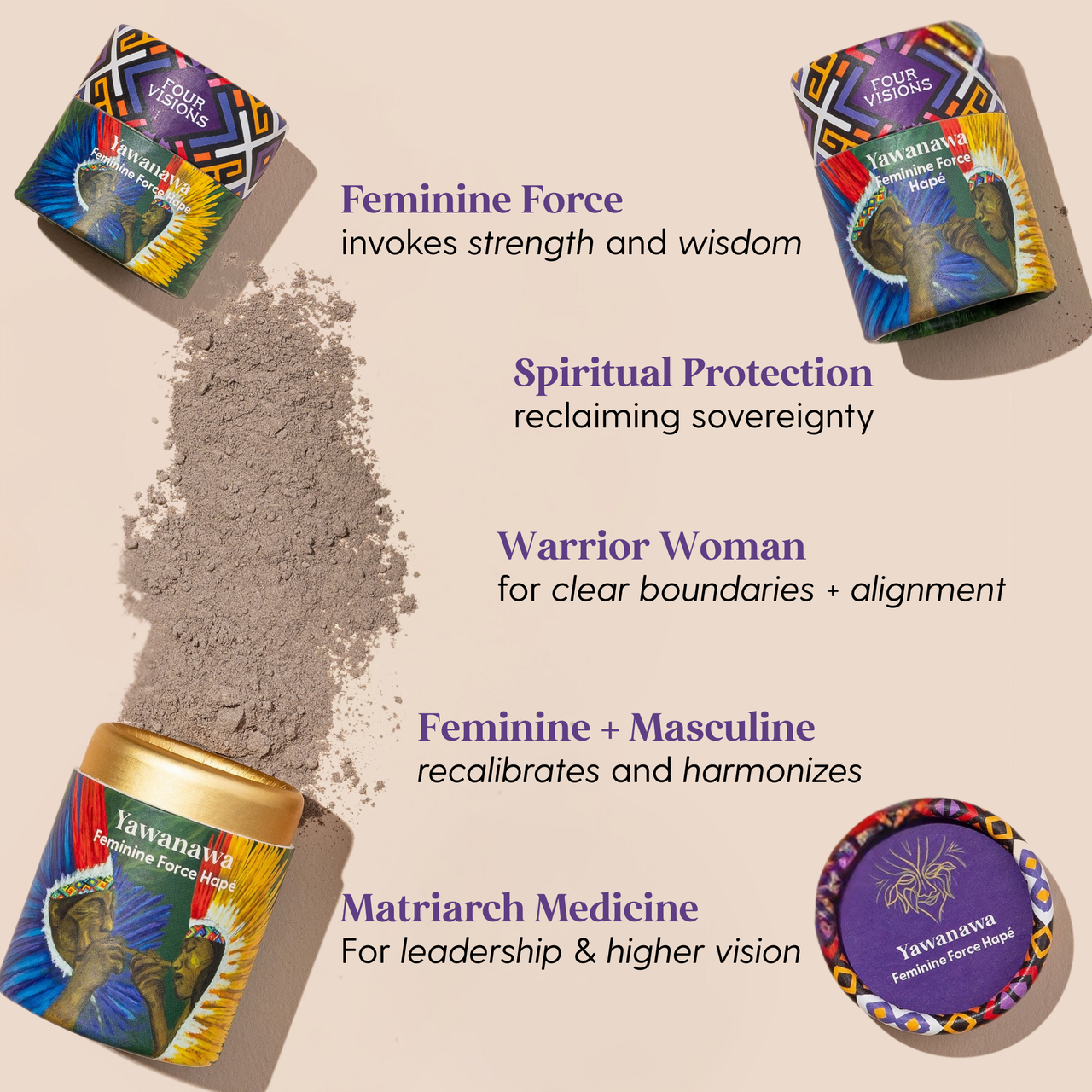 Hape Feminine Force: Divine Feminine Energy Blend | Four Visions