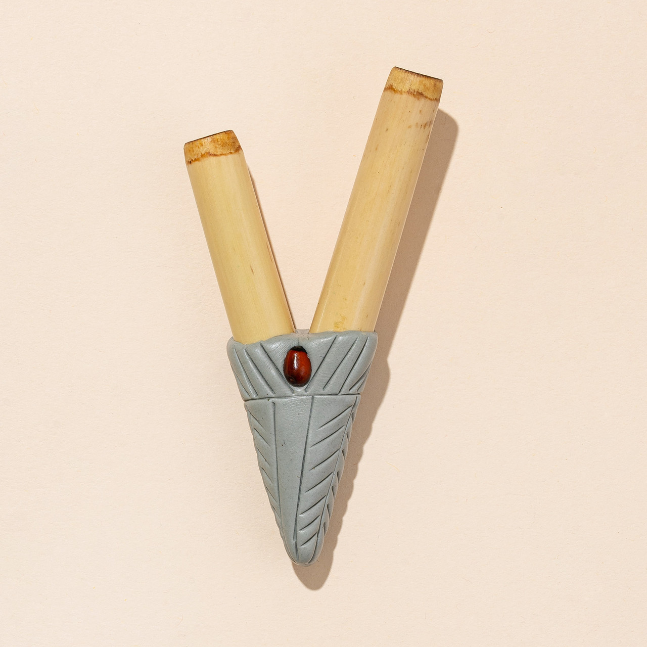 Kuripe Clay Bamboo: Handmade For Hapé Prayer | Four Visions