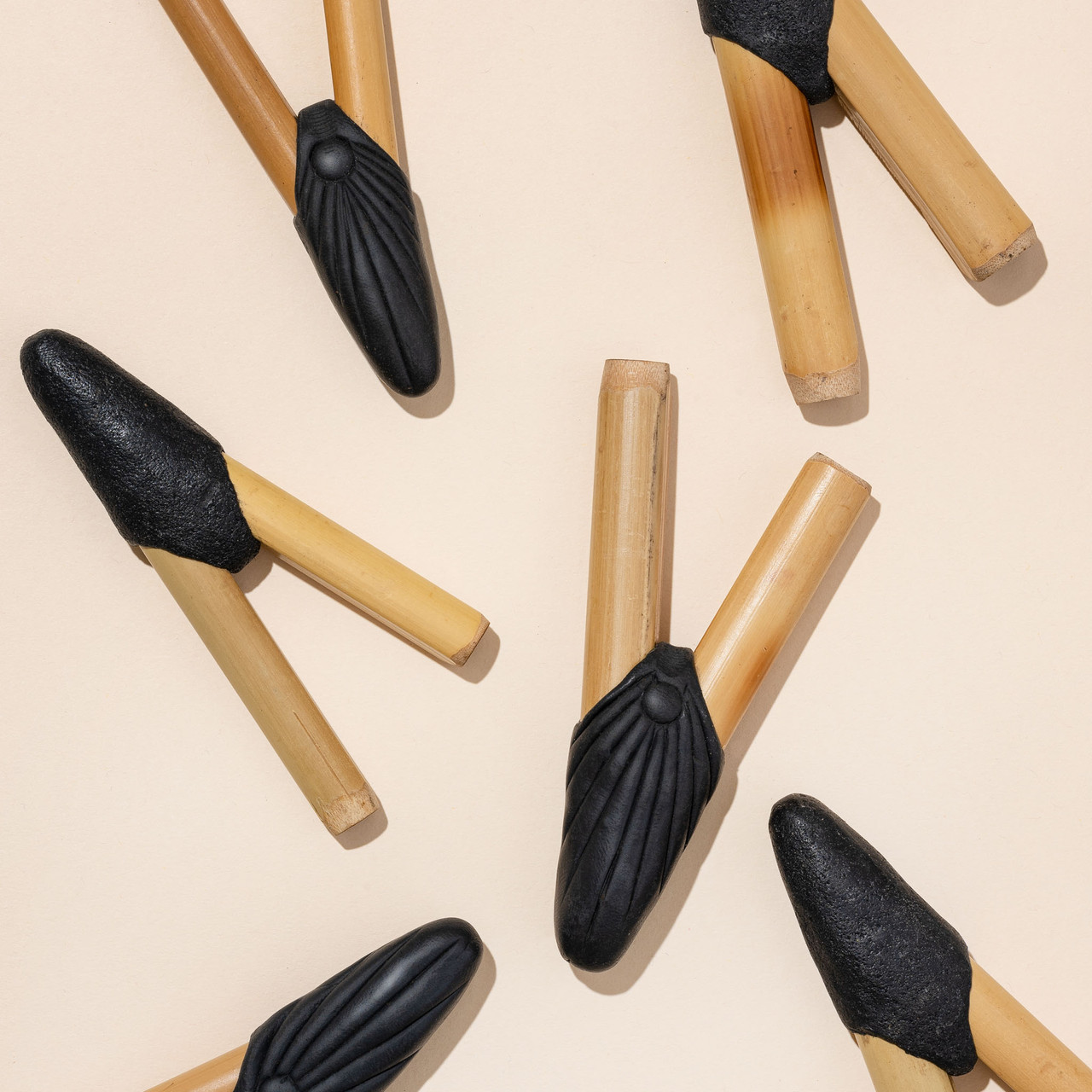 Kuripe Black Clay Bamboo: Clay Hapé Applicator | Four Visions