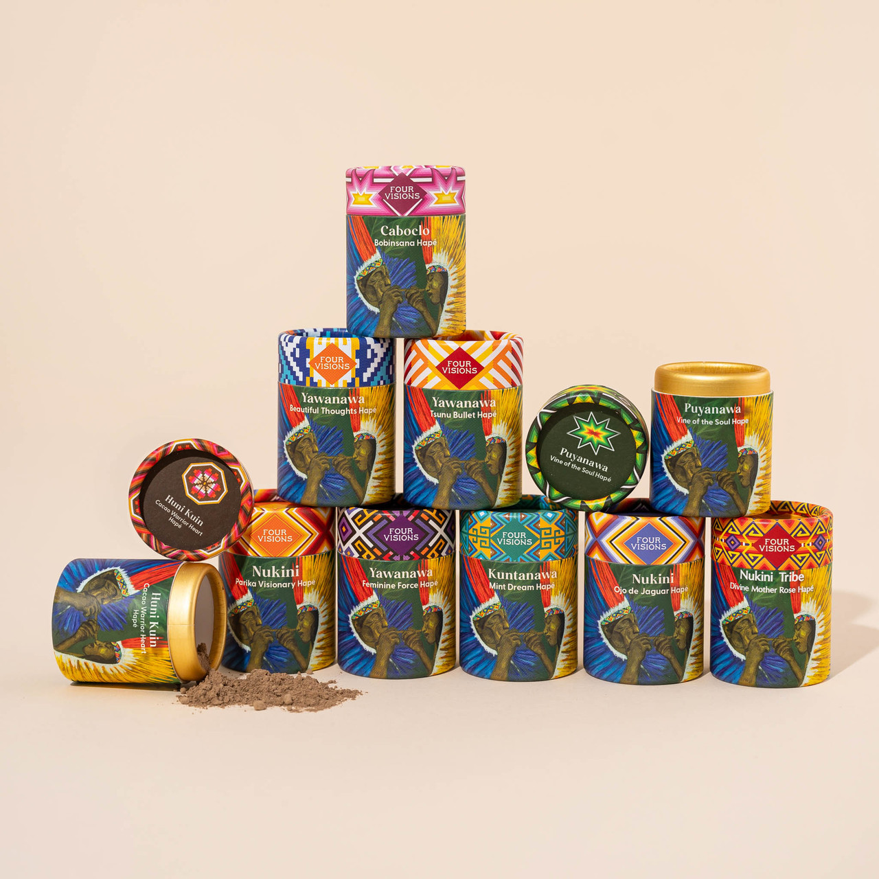 Hape 1oz Sampler Set: Explore Traditional Amazonian Hape | Four Visions