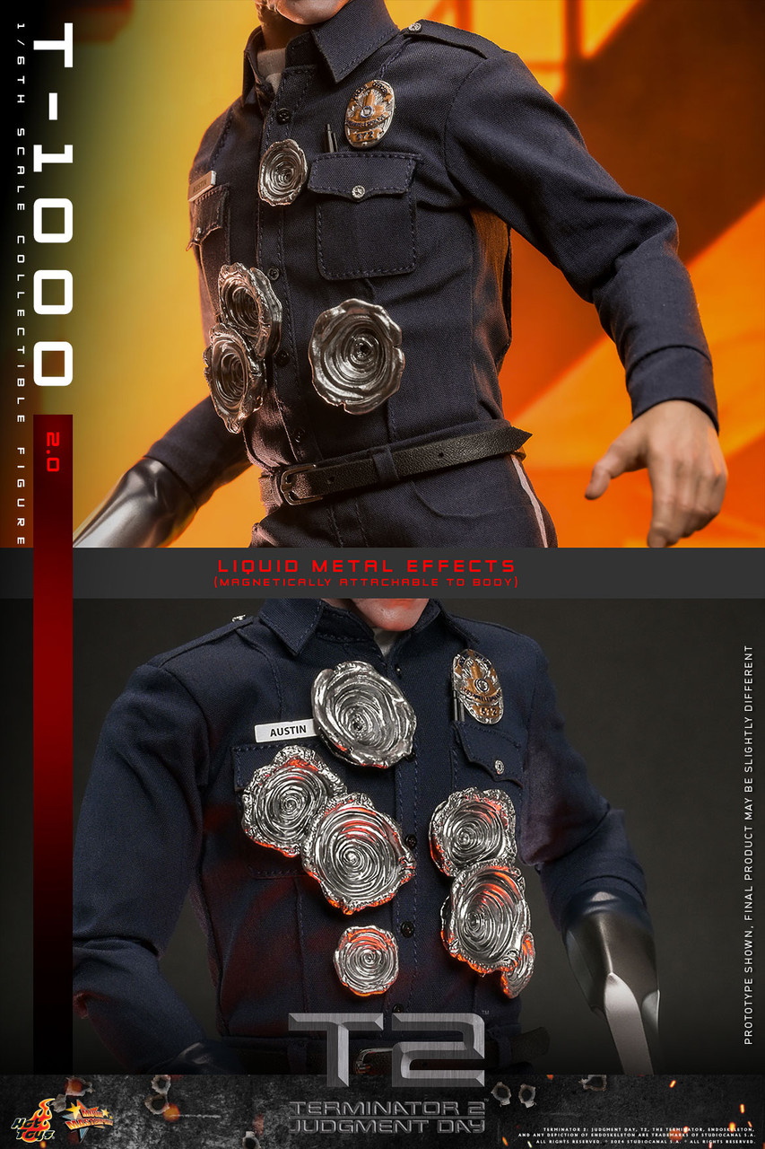 Hot Toys MMS774 T1000 Terminator Judgement Day 2.0 1/6 Scale Figure