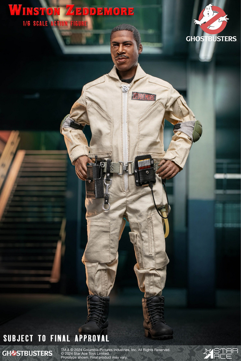 Star Ace Toys SA0154 Winston Zeddemore Ghostbusters 1/6 Scale Action Figure