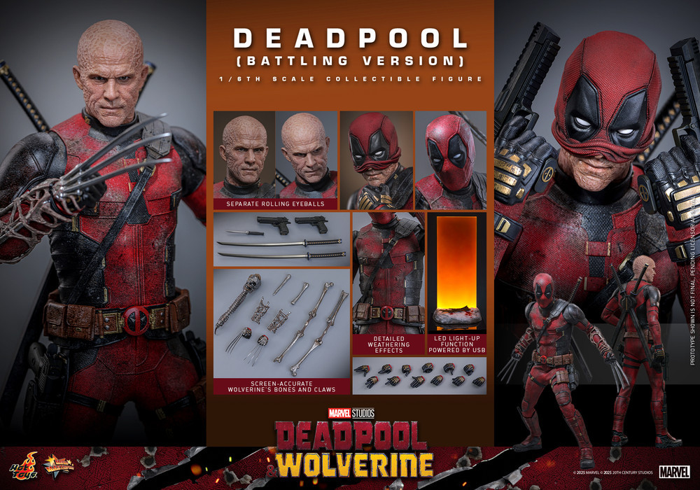 Hot Toys Deadpool (Battling Version) MMS782