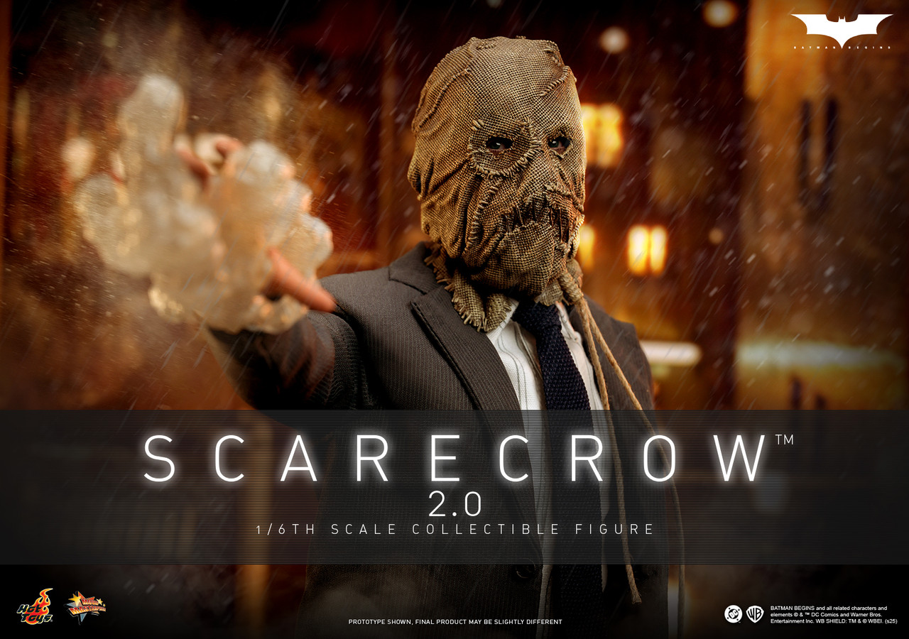 Hot Toys MMS801 Scarecrow 2.0 Batman Begins 1/6 Scale Collectible Figure