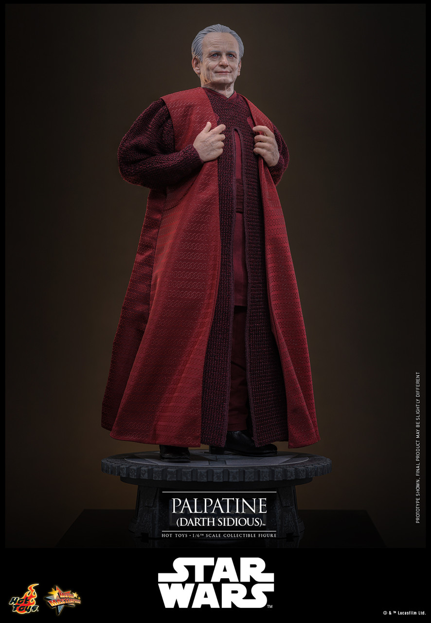 Hot Toys MMS805 Palpatine (Darth Sidious) Star Wars: Episode III Revenge of the Sith 1/6th Scale ...