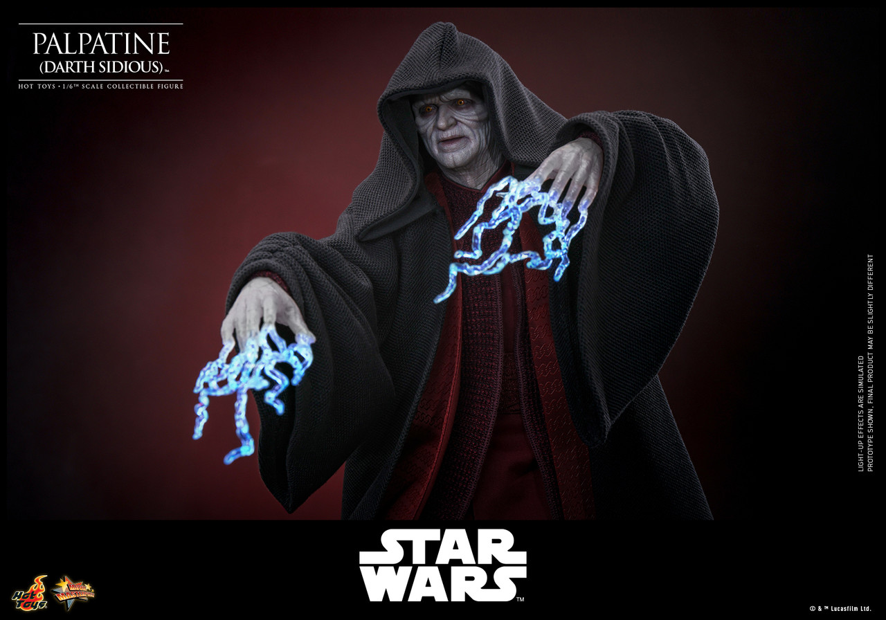 Hot Toys MMS805 Palpatine (Darth Sidious) Star Wars: Episode III Revenge of the Sith 1/6th Scale ...