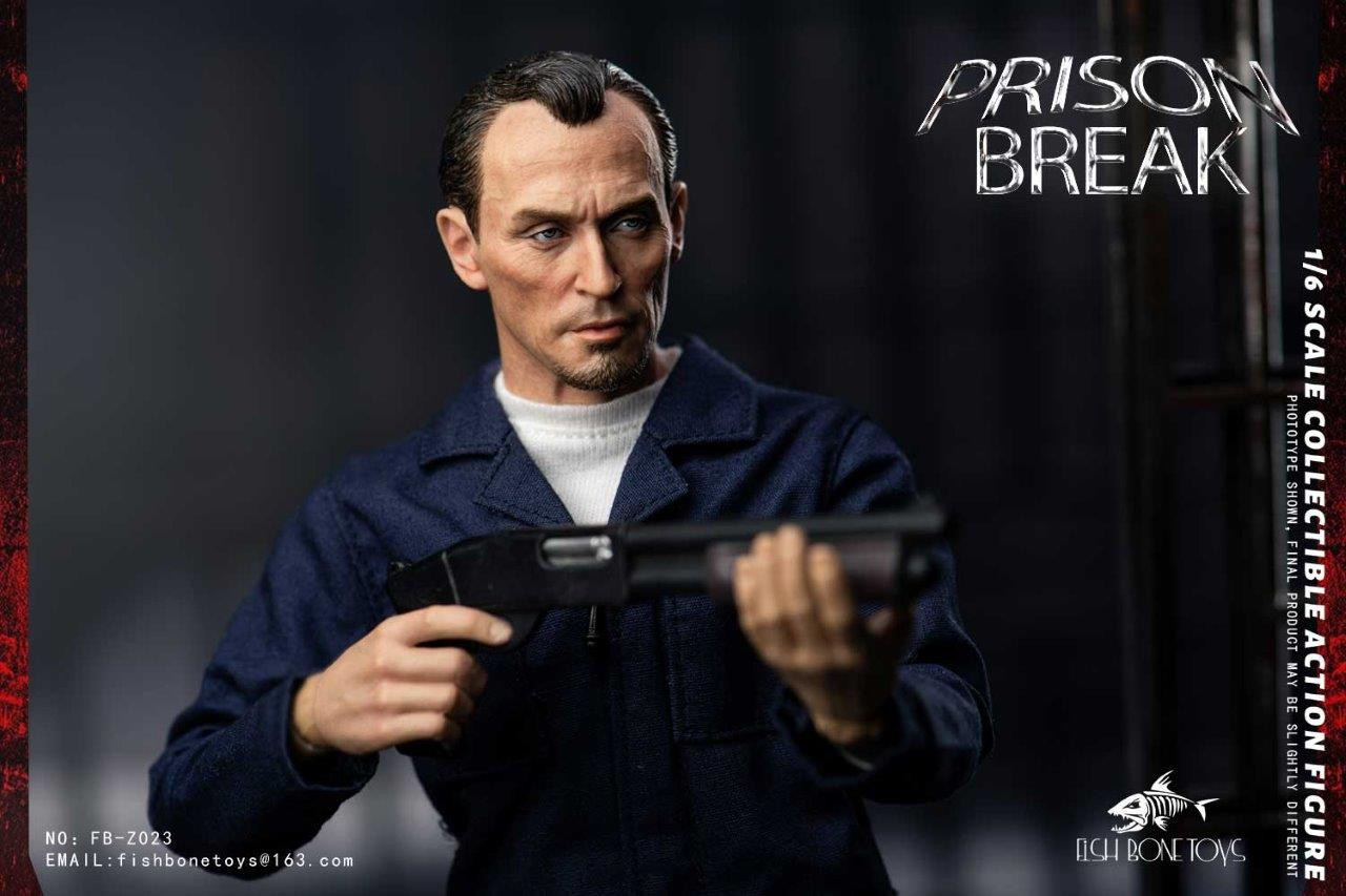 Fish Bone Toys FB-Z023 T-Bag (Prison Break) 1/6 Scale Figure