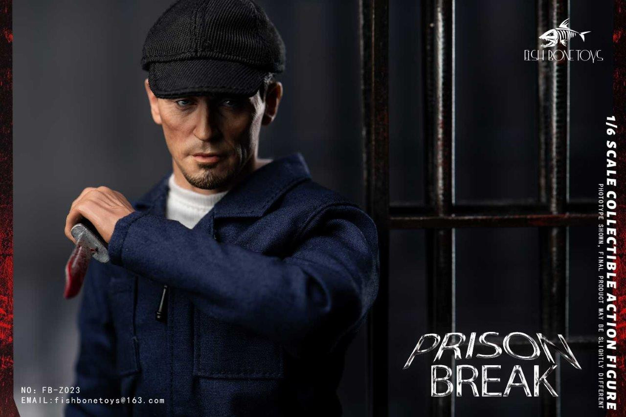 Fish Bone Toys FB-Z023 T-Bag (Prison Break) 1/6 Scale Figure