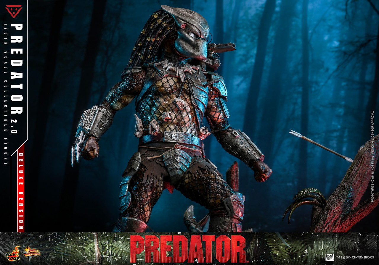 Hot Toys MMS817 Predator Deluxe Version Predator 2.0 1/6 Scale ...