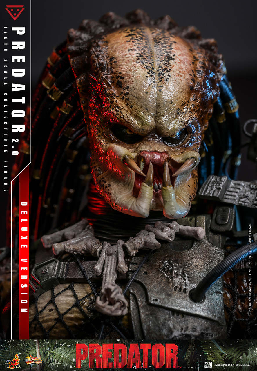 Hot Toys MMS817 Predator Deluxe Version Predator 2.0 1/6 Scale ...