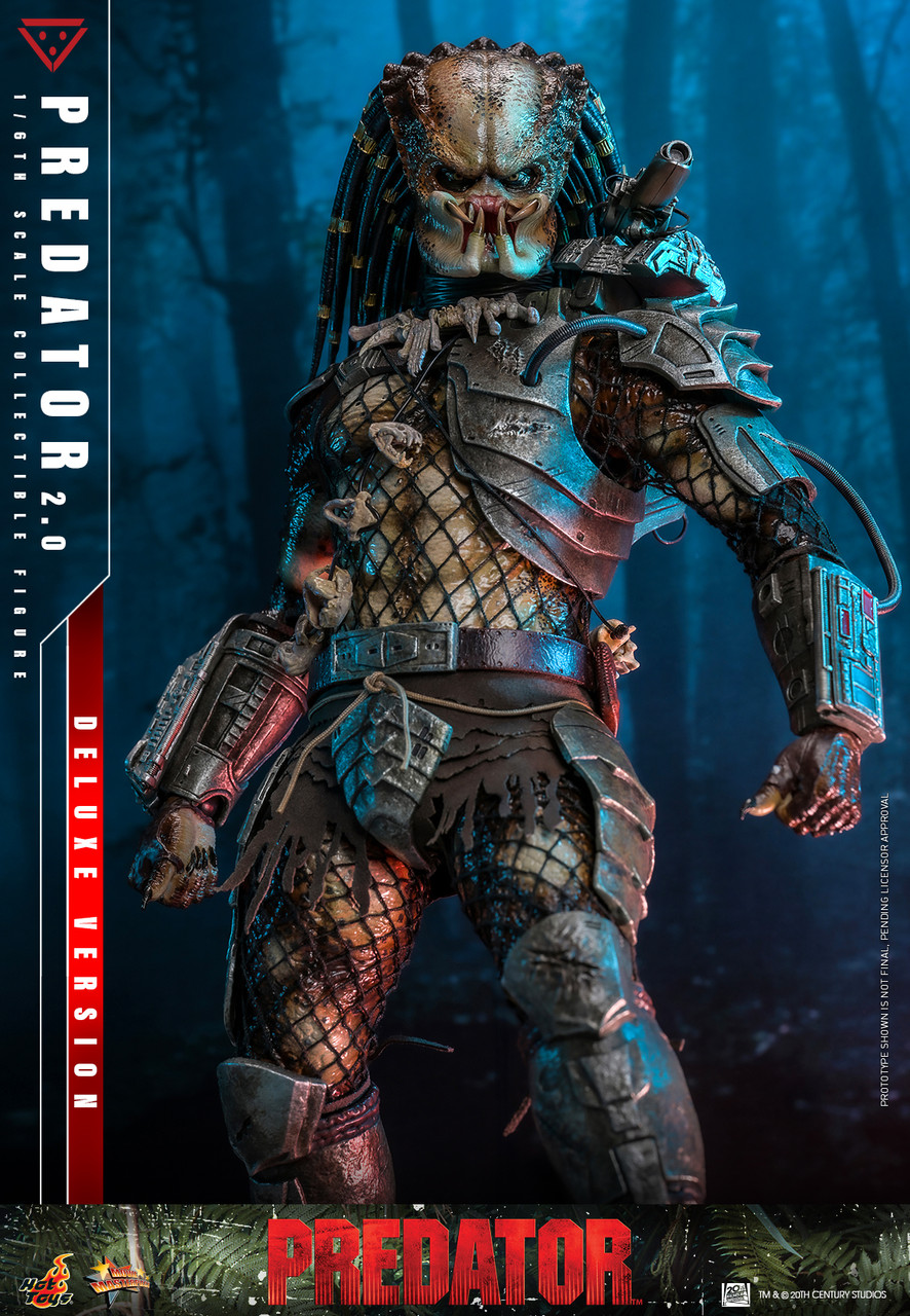 Hot Toys MMS817 Predator Deluxe Version Predator 2.0 1/6 Scale ...