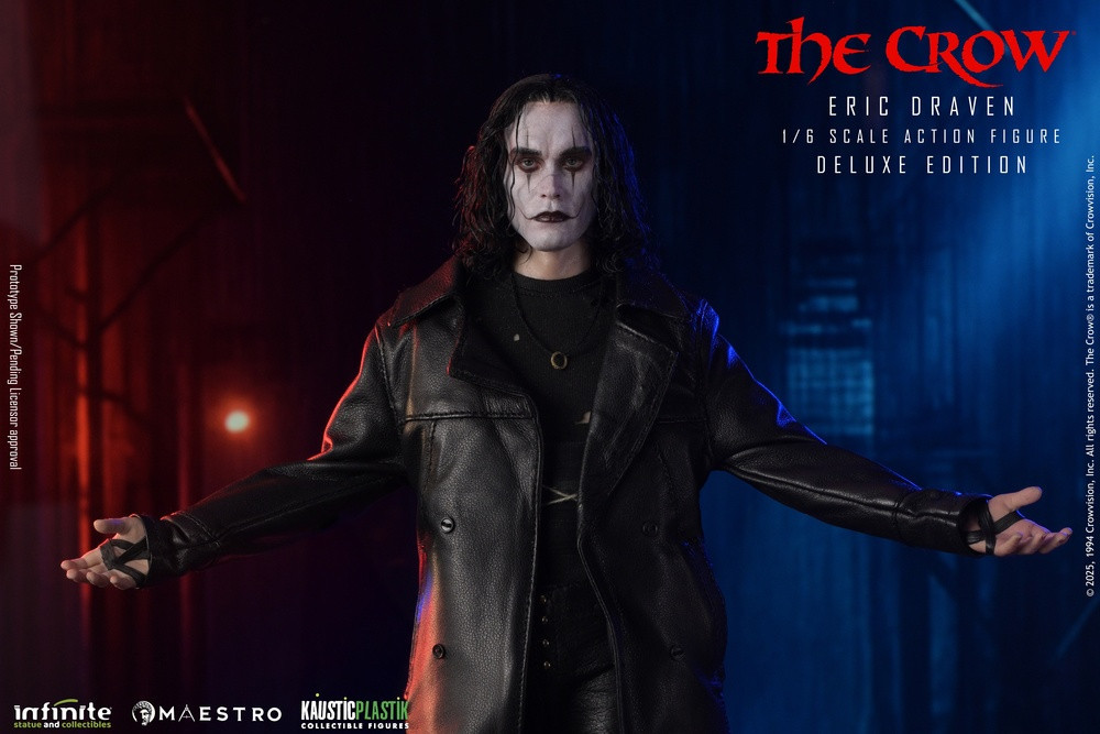 Kaustic Plastik The Crow Eric Draven Luxury 1/6 Scale Action Figure ...