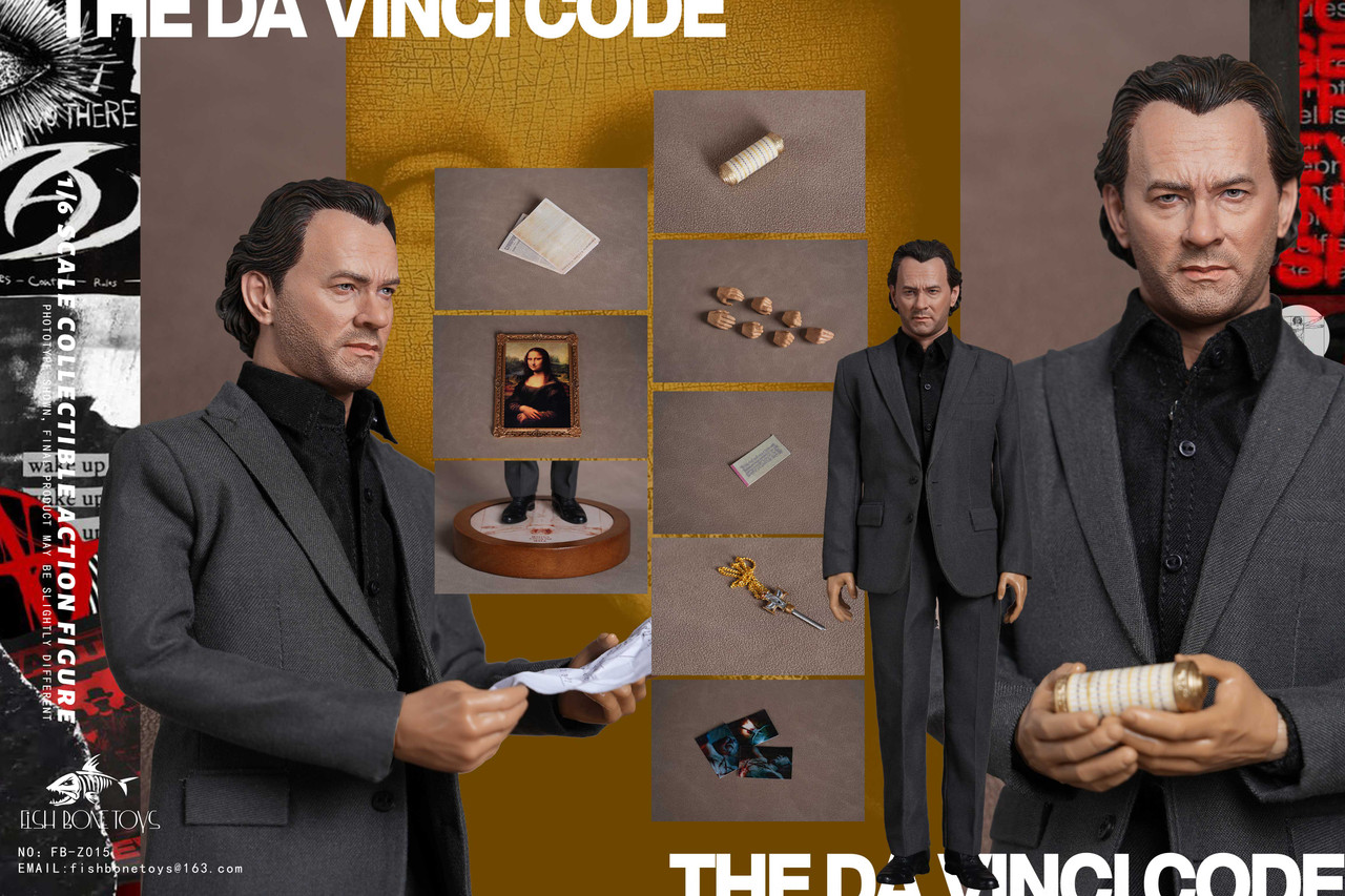 Fish Bone Toys FB-Z015 The Professor Da Vinci Code 1/6 Scale Action Figure