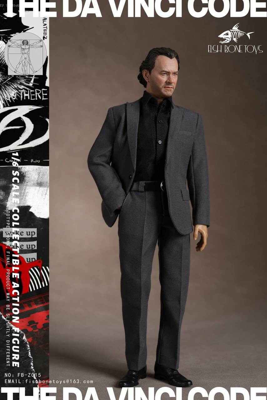 Fish Bone Toys FB-Z015 The Professor Da Vinci Code 1/6 Scale Action Figure