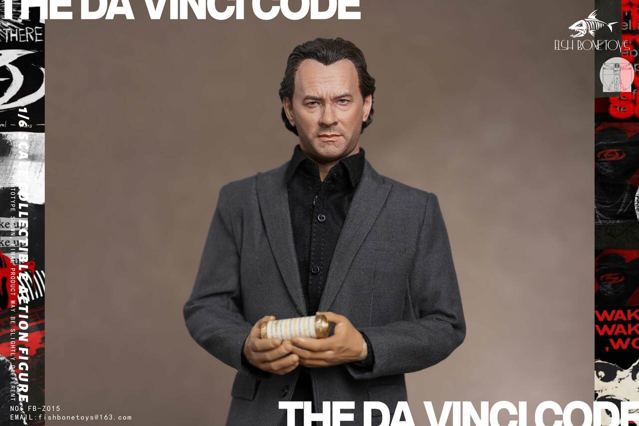 Fish Bone Toys FB-Z015 The Professor Da Vinci Code 1/6 Scale Action Figure