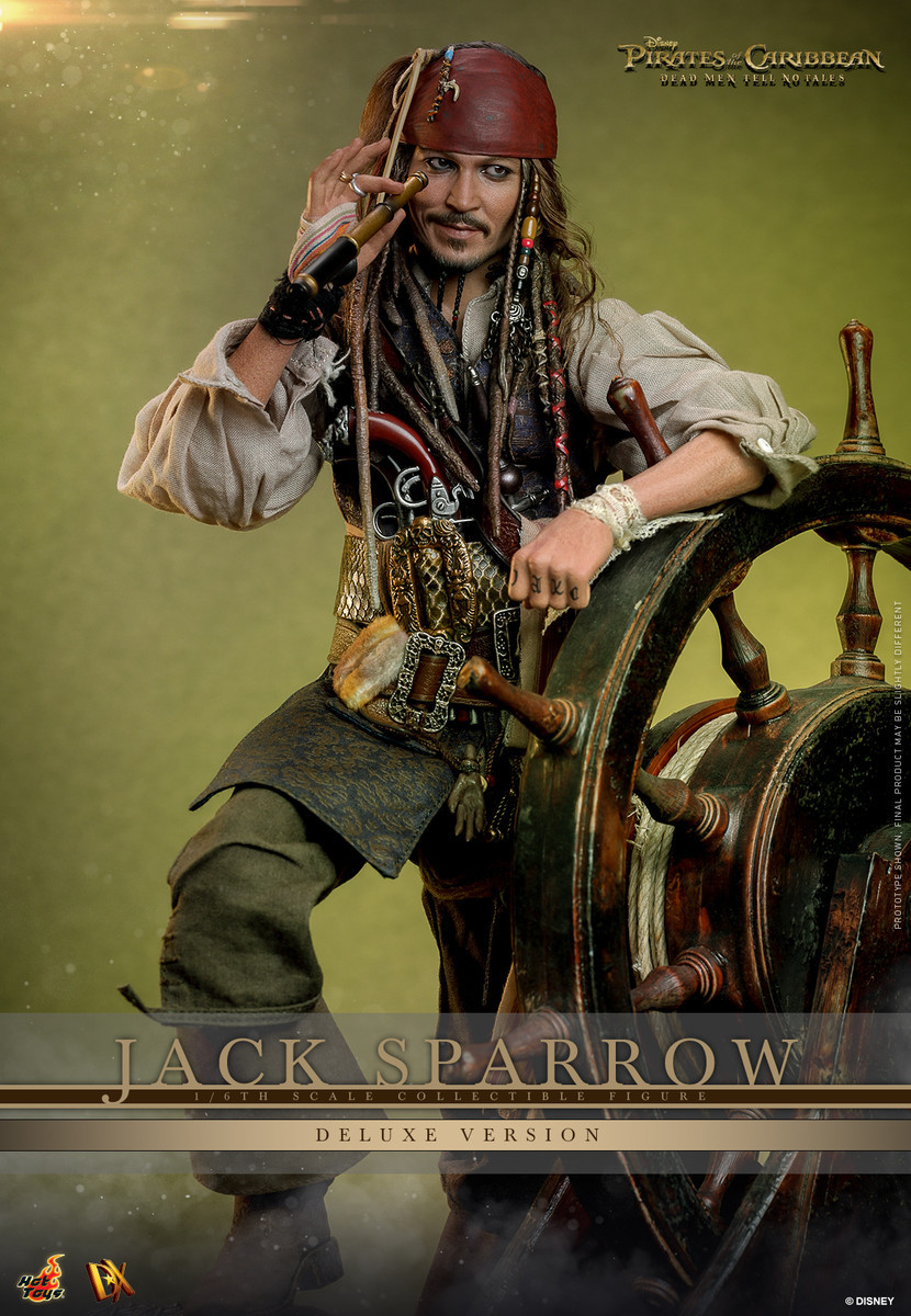 Hot Toys DX38 Jack Sparrow 2.0 Pirates of the Caribbean: Dead Men Tell ...