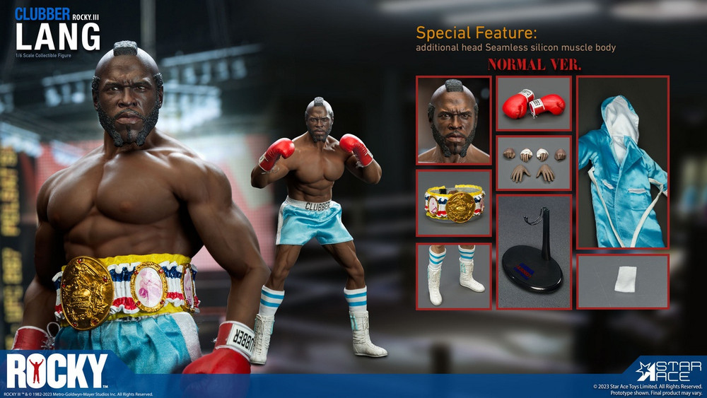 Star Ace Toys SA0136 Clubber Lang Rocky III 1/6 Action Figure Deluxe ...