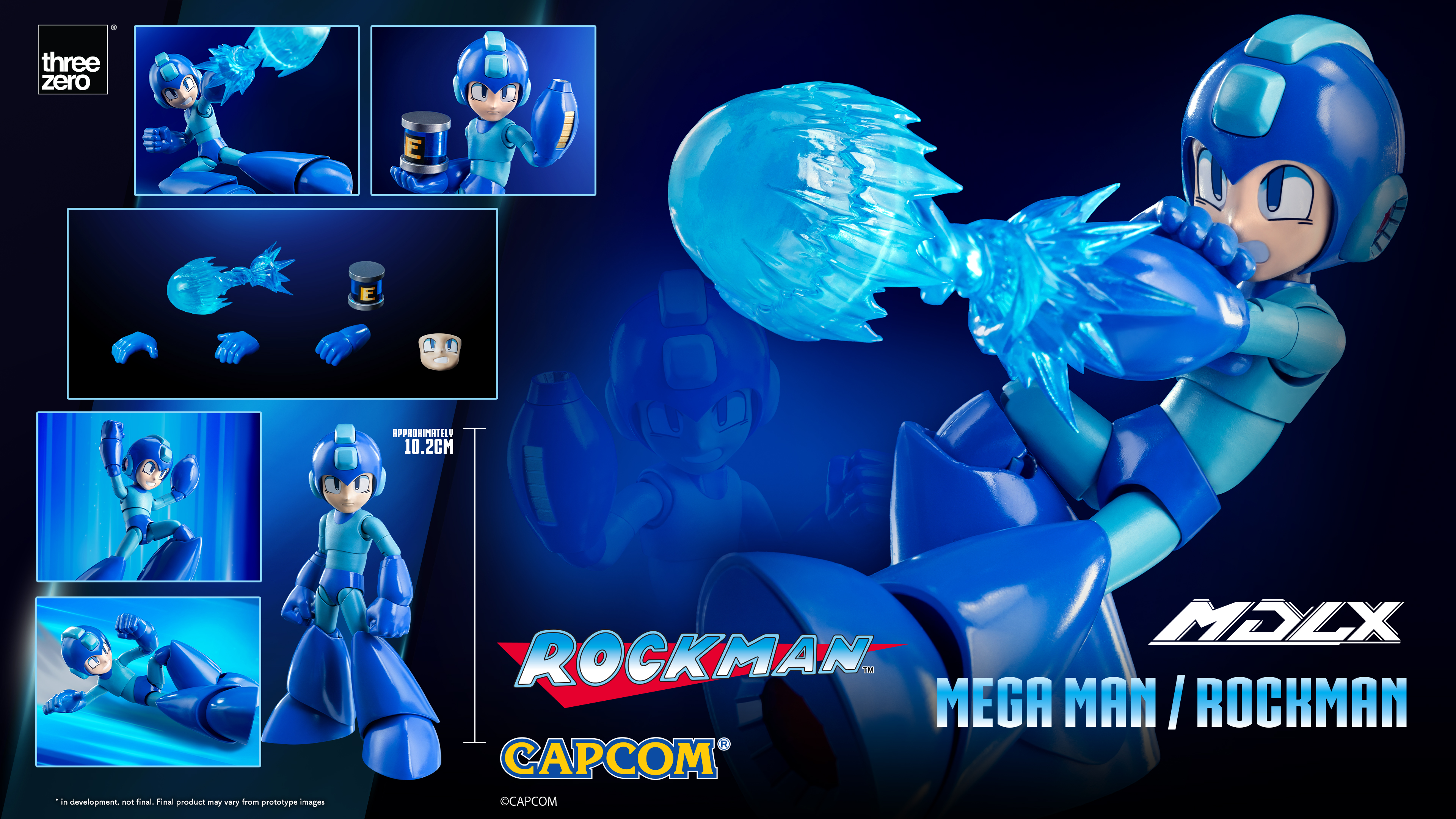 THREEZERO MDLX Mega Man Rockman 1/12 Action Figure - LionRockToyz