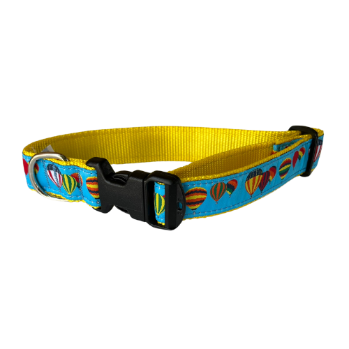 Dog Collar - Hot Air Balloons - 3/4 & 1 1/4 | Preston Dog