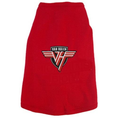 The Band Van Halen Shield Logo Dog Tee | PupRwear