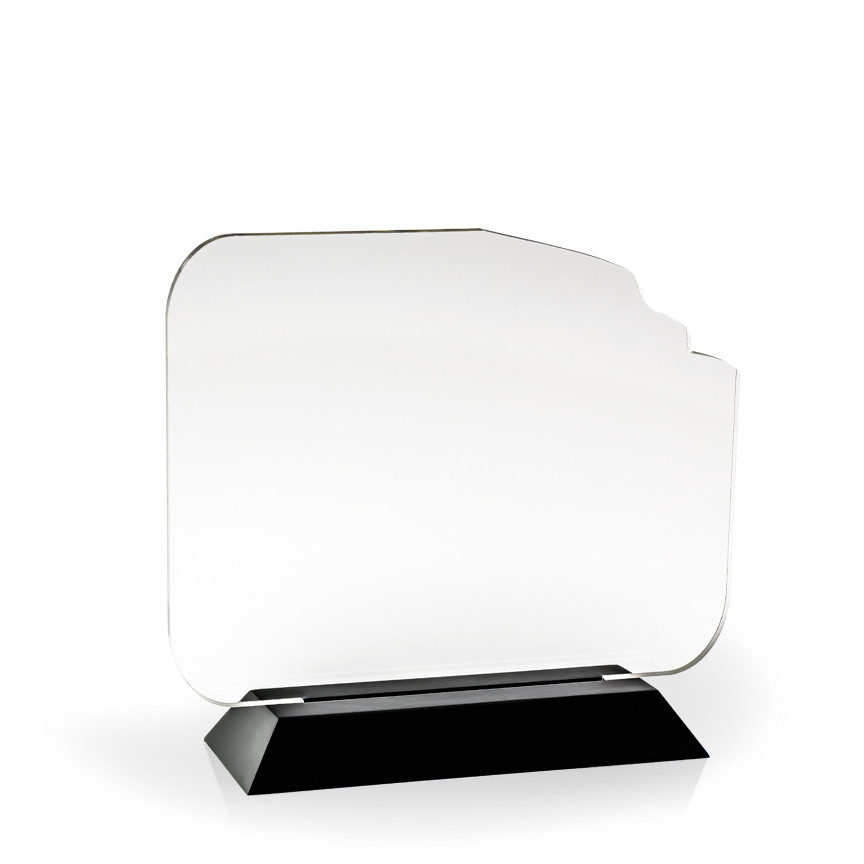 American Flag Award with Black Wood Base - Engraved | Acrylic Awards ...