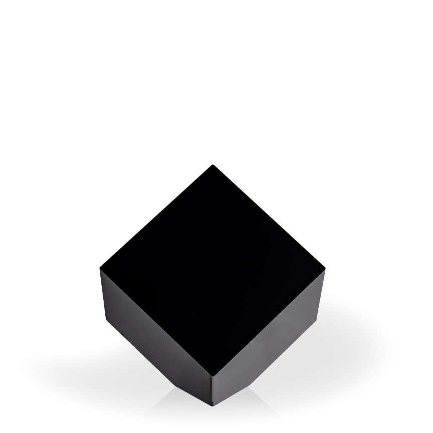 Savannah Black Crystal Cube, Small