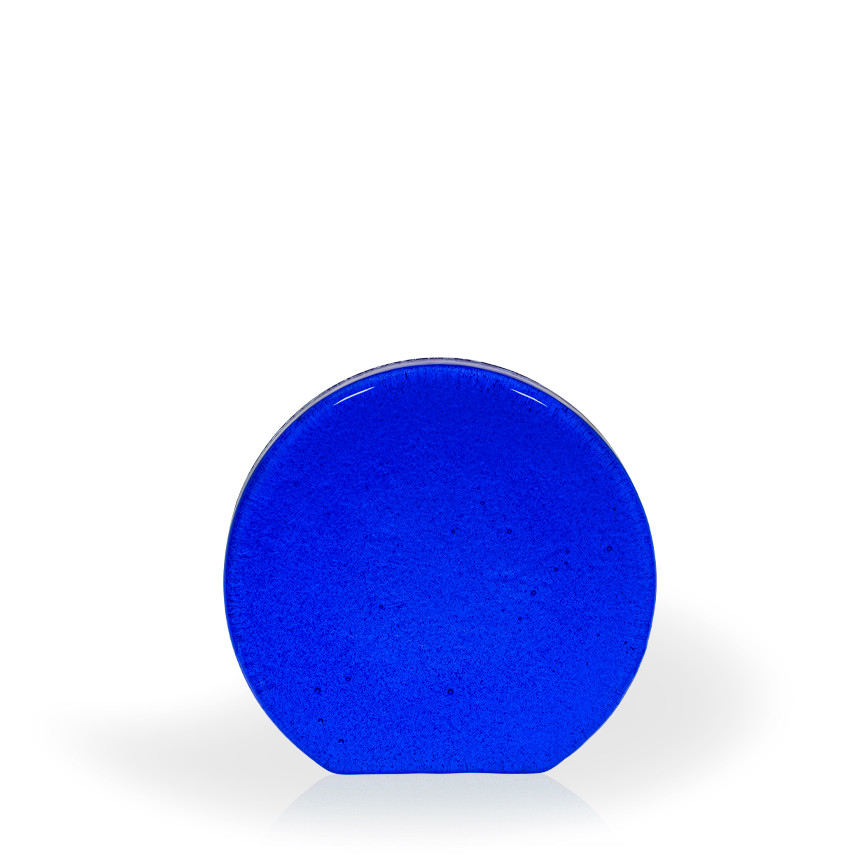 Ocean Cobalt Recycled Glass Award, 5.5"