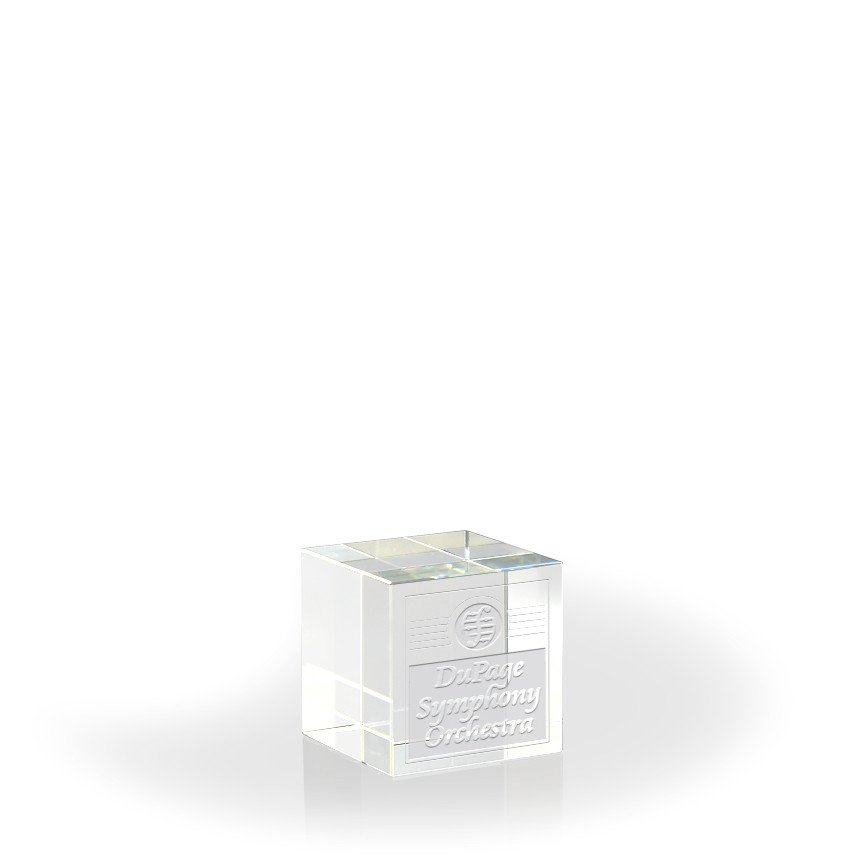 Crystal Cube Paperweight 2.25 inch | Optic Crystal | Creative ...