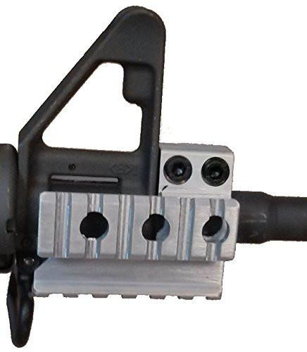 Tri- Rail Barrel mount under A2 front sight of AR15 / M16