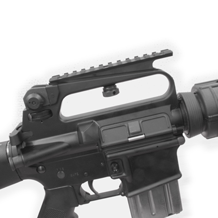 12 Slots AR15 Carry Handle Mount / Top rail on Carry Handle of AR15 , M16,