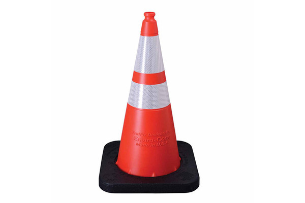 10-lb 36" Safety Cone, 2 Reflectors - Y-pers, Inc.