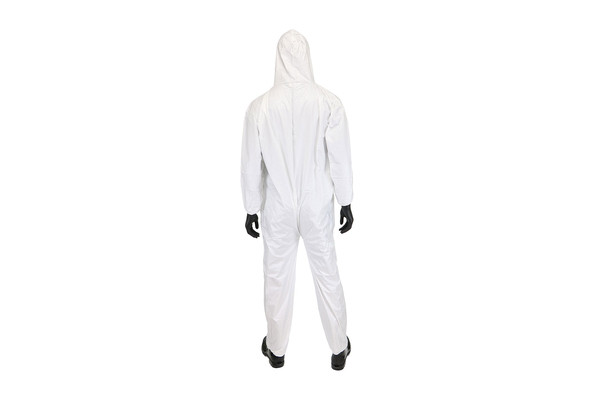 Microporous Coverall with Hood, Elastic Wrist & Ankle, 25 per case - Y ...