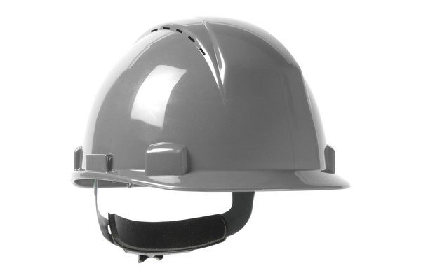 Logan™ Vented, Type II, Short Brim Cap Style Hard Hat with HDPE Shell ...