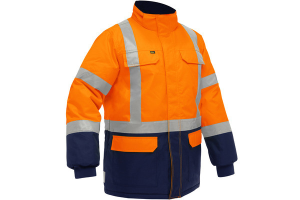 Bisley® Class 3 and CSA Z96 Class 2 X-Back Extreme Cold Jacket with ...