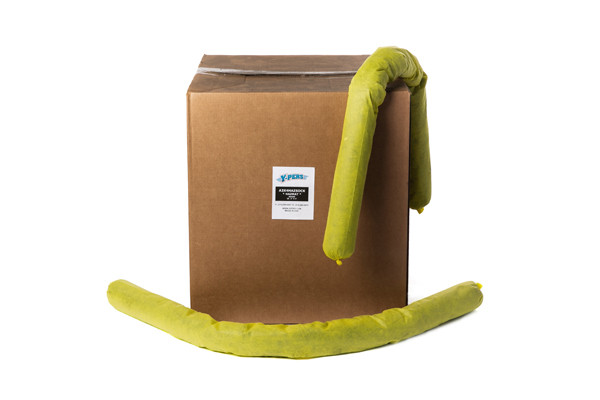 Hazmat Absorbent Socks, 3"x4', 30 per case - Y-pers, Inc.