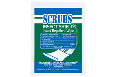 Insect Shield™ Insect Repellent Towel, 100 per case - Y-pers, Inc.