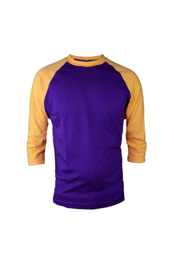 Raglan 3/4 Sleeves Baseball Shirts